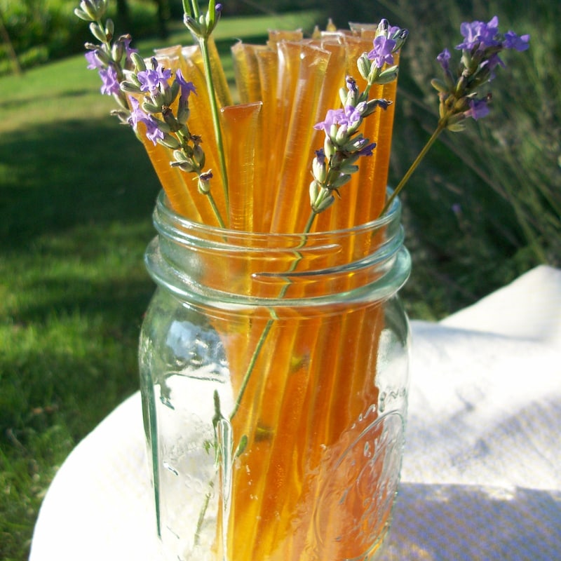 Lavender Straws - Etsy