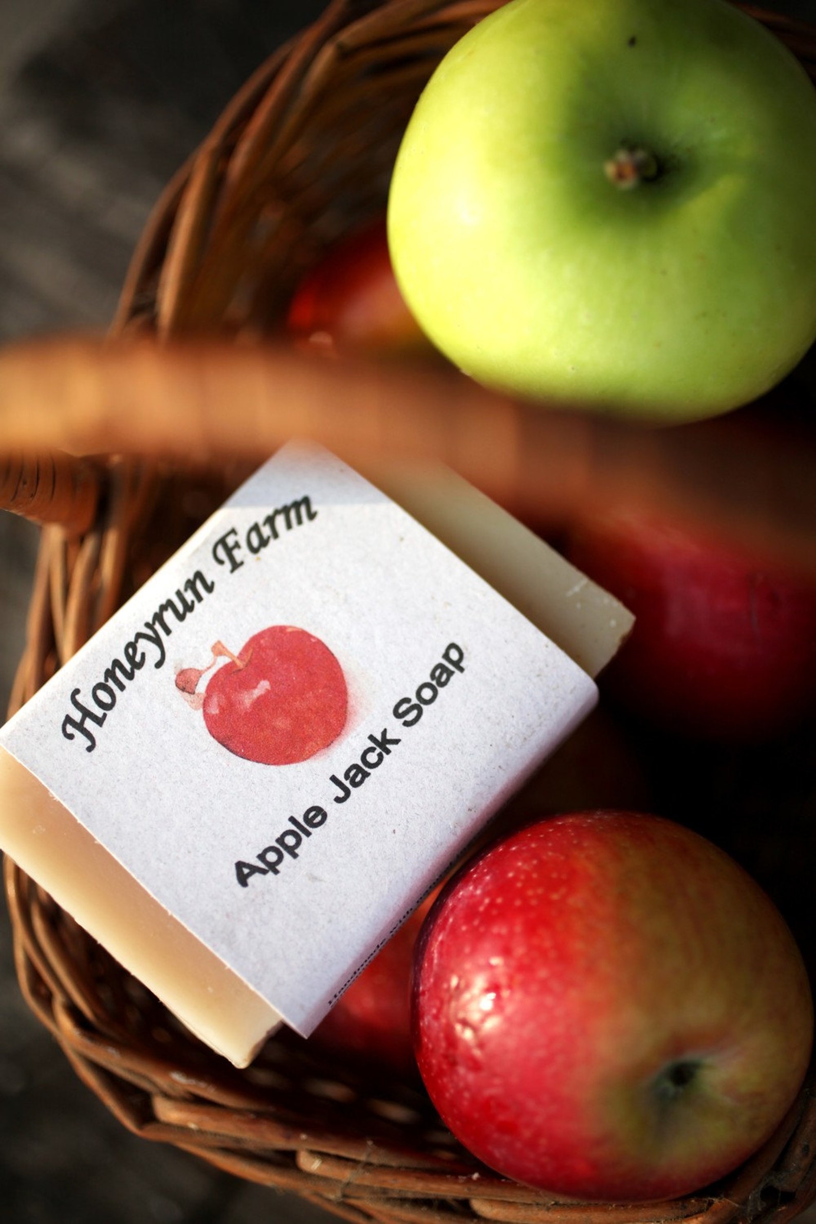 Apple Jack Soap - Natural Handcrafted Soap Made With Honey and Beeswax ...