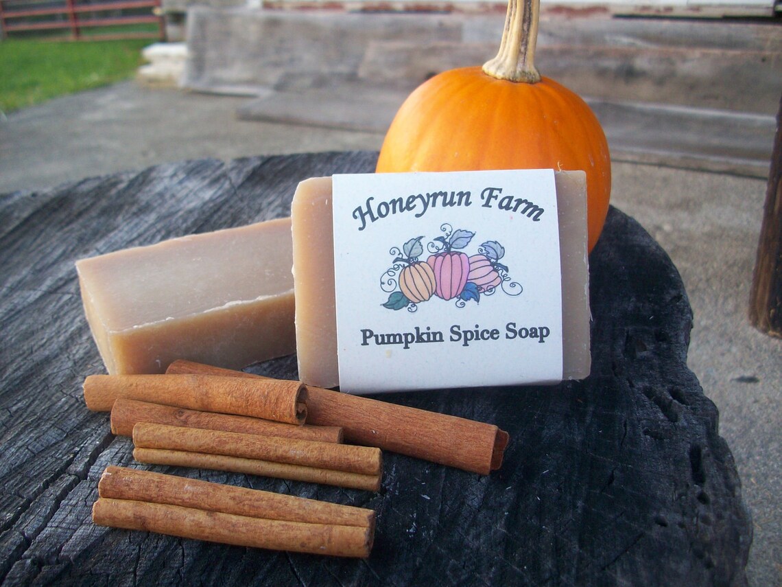 Pumpkin Spice Soap - Natural Soap Made With Honey and Beeswax - Etsy