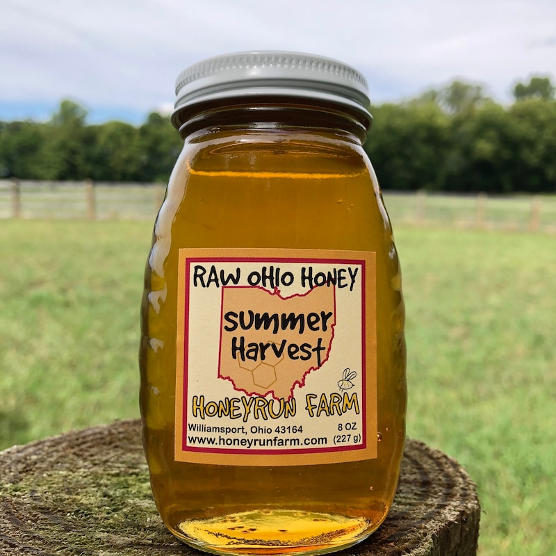8 Oz Glass Honey Jars - Etsy