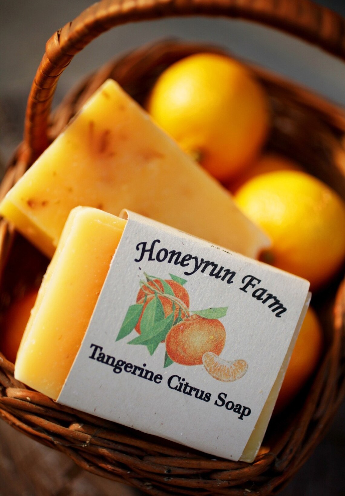 Tangerine Citrus Soap Natural Soap Made With Honey and - Etsy