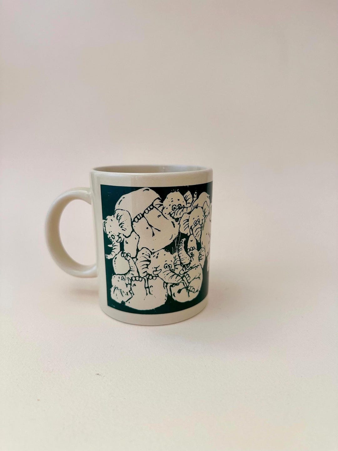 Cute 1980s Vintage Elephant Mug Taylor & Ng Naughty Elephant Style ...