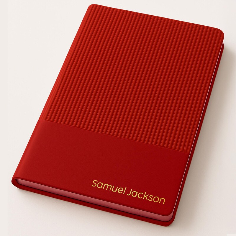Red Leather Journal - Etsy