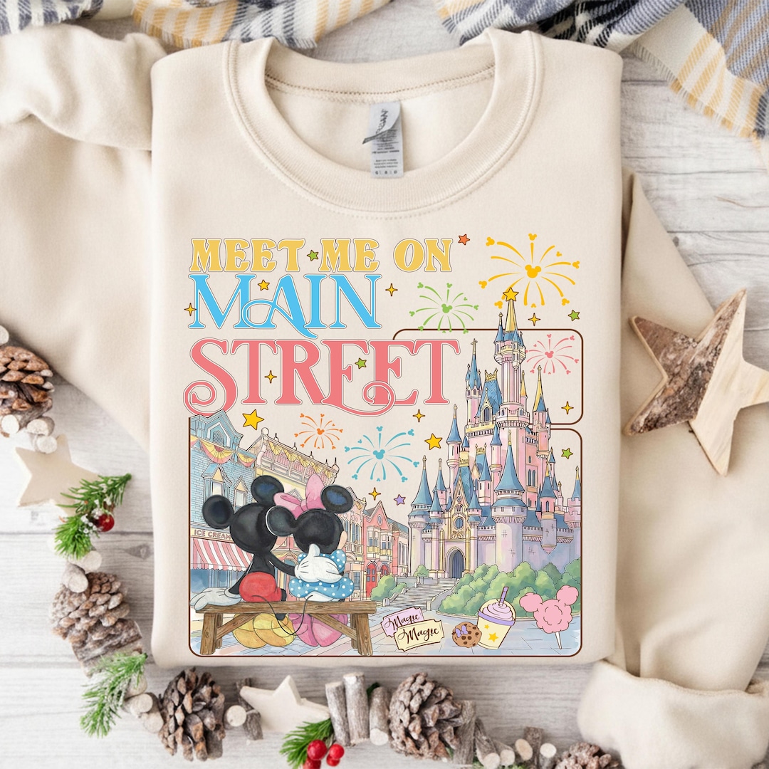 Meet Me on Main Street PNG, Retro Main Street USA Png, Girls Trip 2026 ...