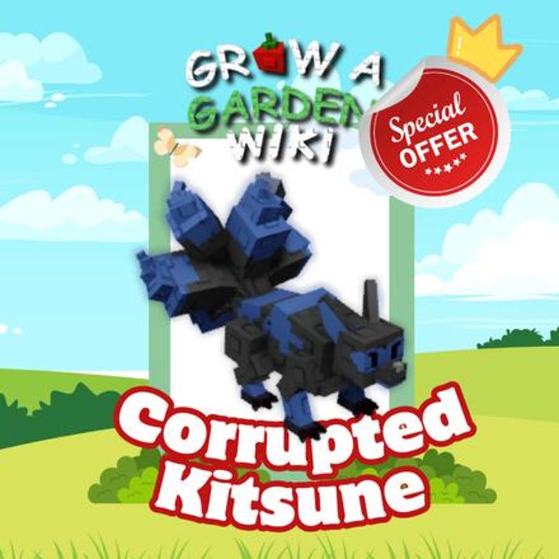 Roblox Grow a Garden - CORRUPTED KITSUNE | Pet Prismatic Cheap (1 Piece ...