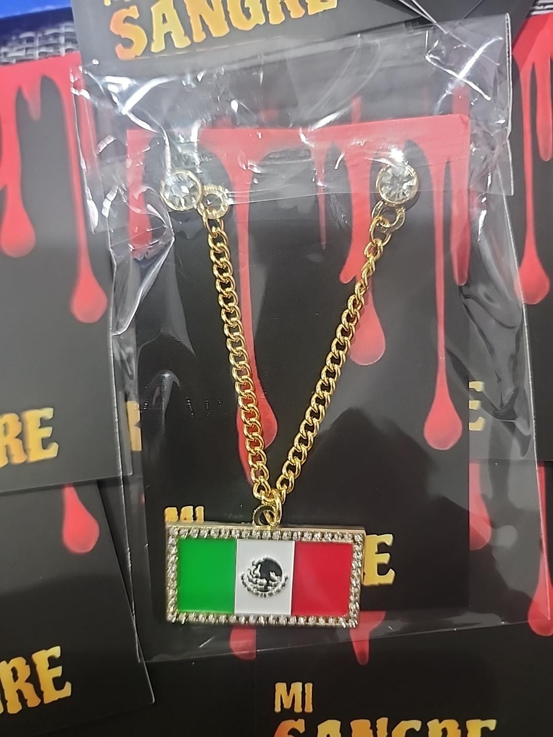 Mexico Flag PIN Charm - Etsy