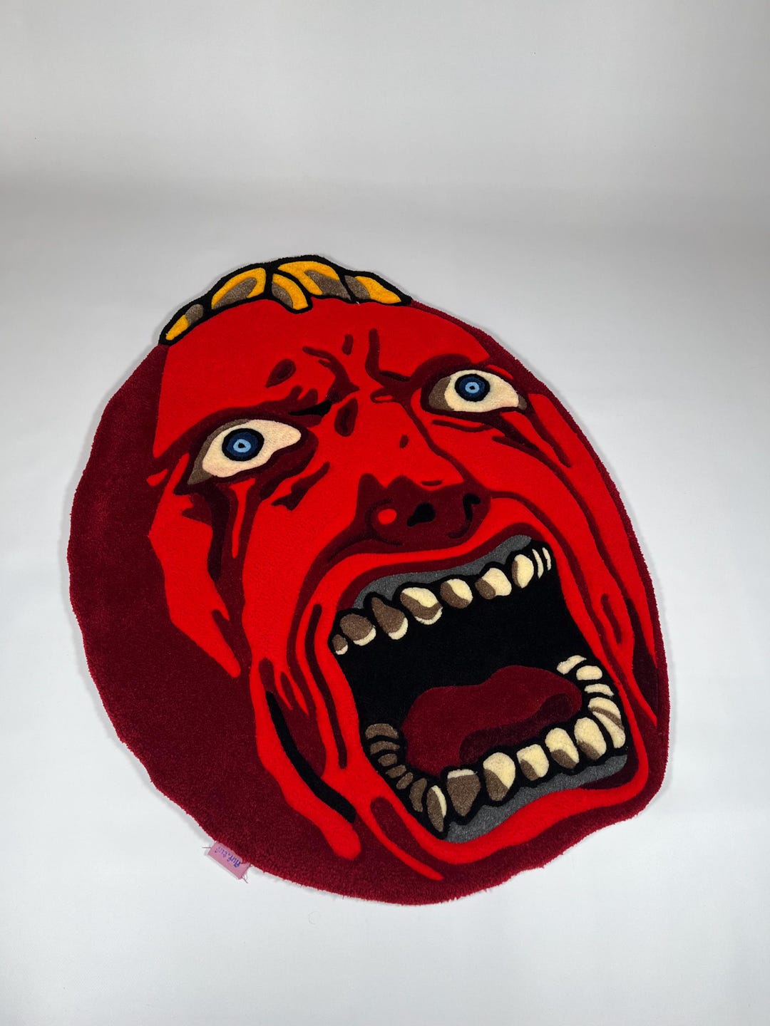 Behelit Rug | Berserk Anime, Hand Tufted Crying Face Art - Etsy