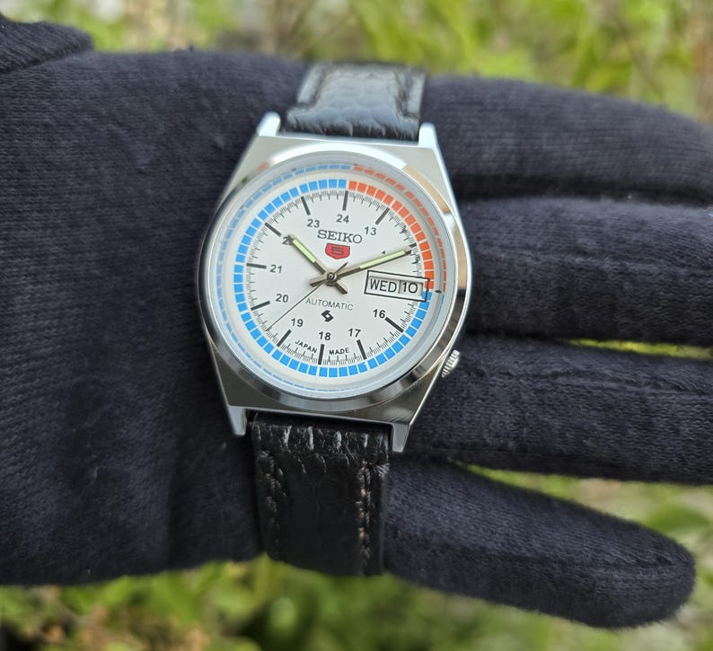 Seiko Automatic Vintage Mechanical Watch Men’s Stainless Steel Japan ...