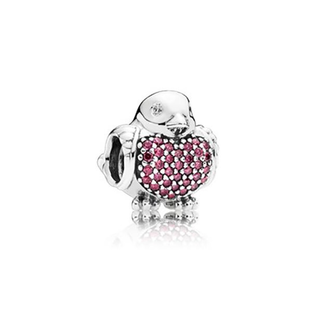 Silver Pandora Red Robin Charm - Etsy