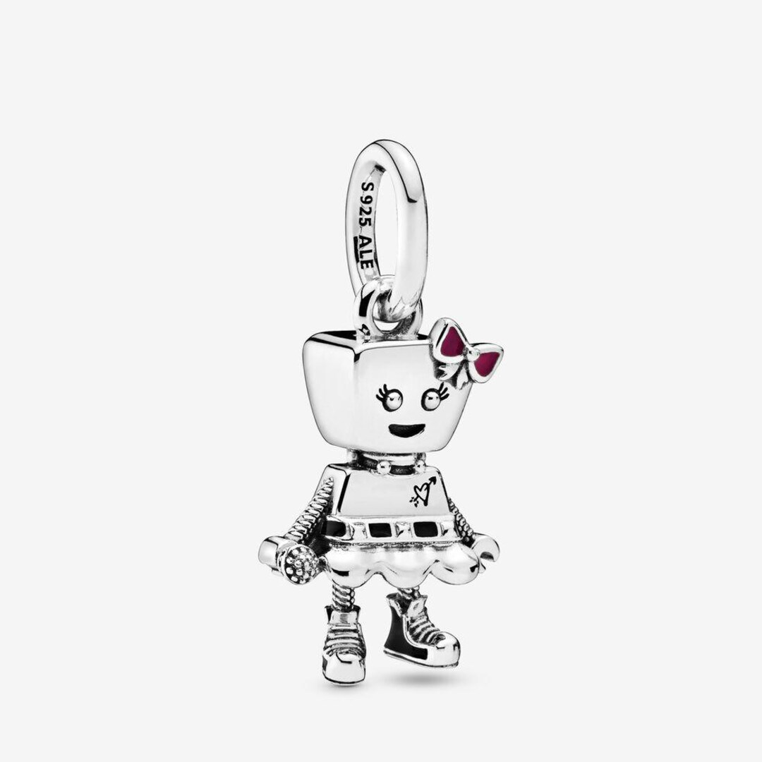 Pandora Charm Sterling Silver Ale S925 Bella Bot Punk Dangle - Etsy