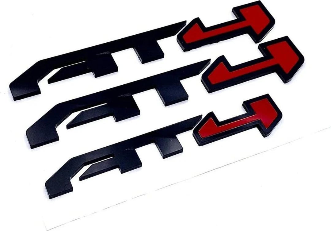 Chevrolet AT4 Truck Emblem 3D Sticker Decal 3x for 2021\2022 GMC Canyon ...