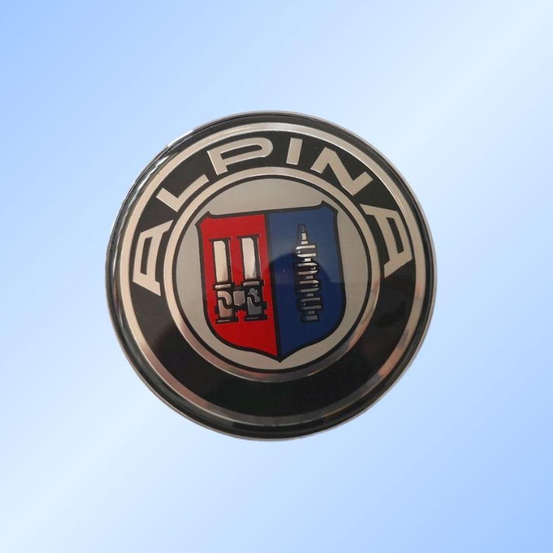 BMW Alpina 45mm Steering Wheel Emblem High Quality OEM Style Badge ...