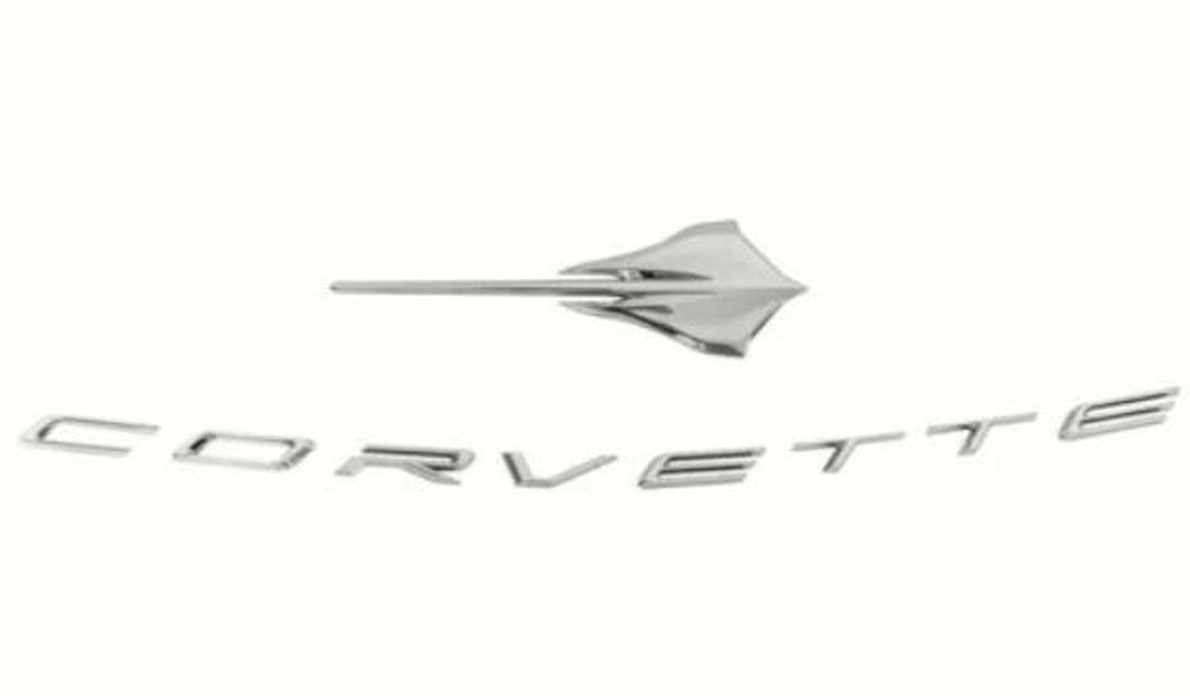 2pcs Chevrolet Corvette C8 Stingray Mako Emblems Rear Car Badge 2020 ...