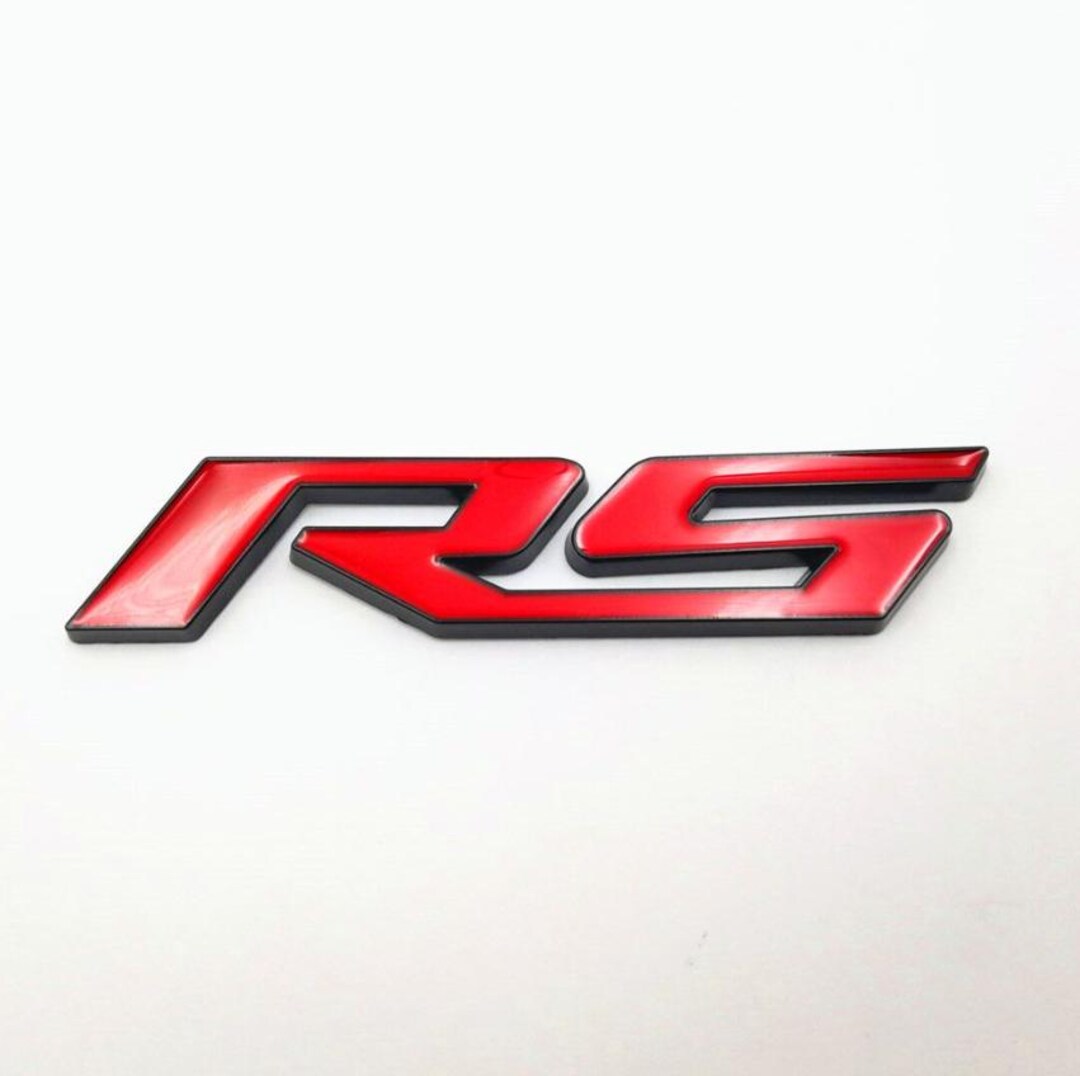 Chevrolet Camaro RS Emblem GM Performance Red With Black Edge GM Style ...