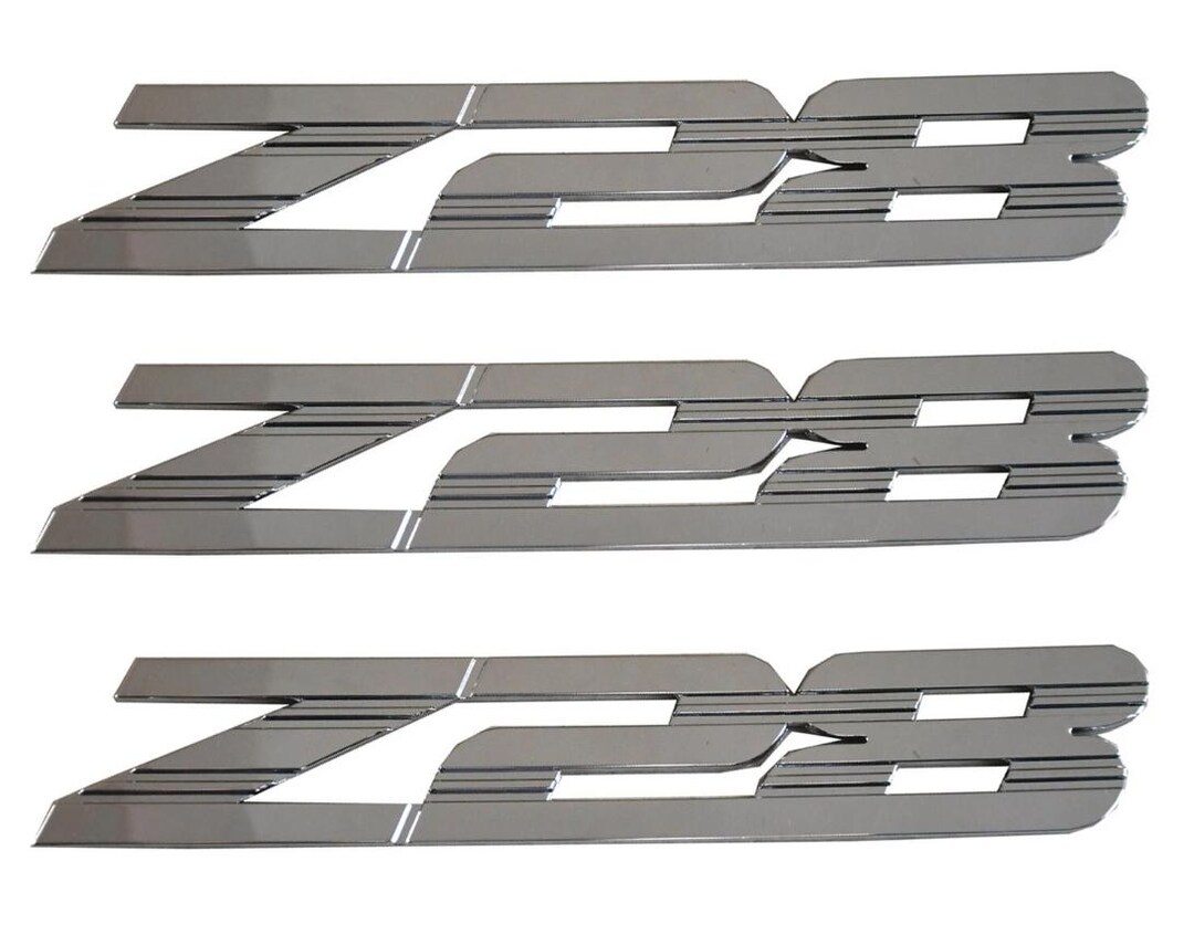 For Chevrolet Camaro Z28 Fender Emblem 3PCS Chrome 1993\2002 OE ...