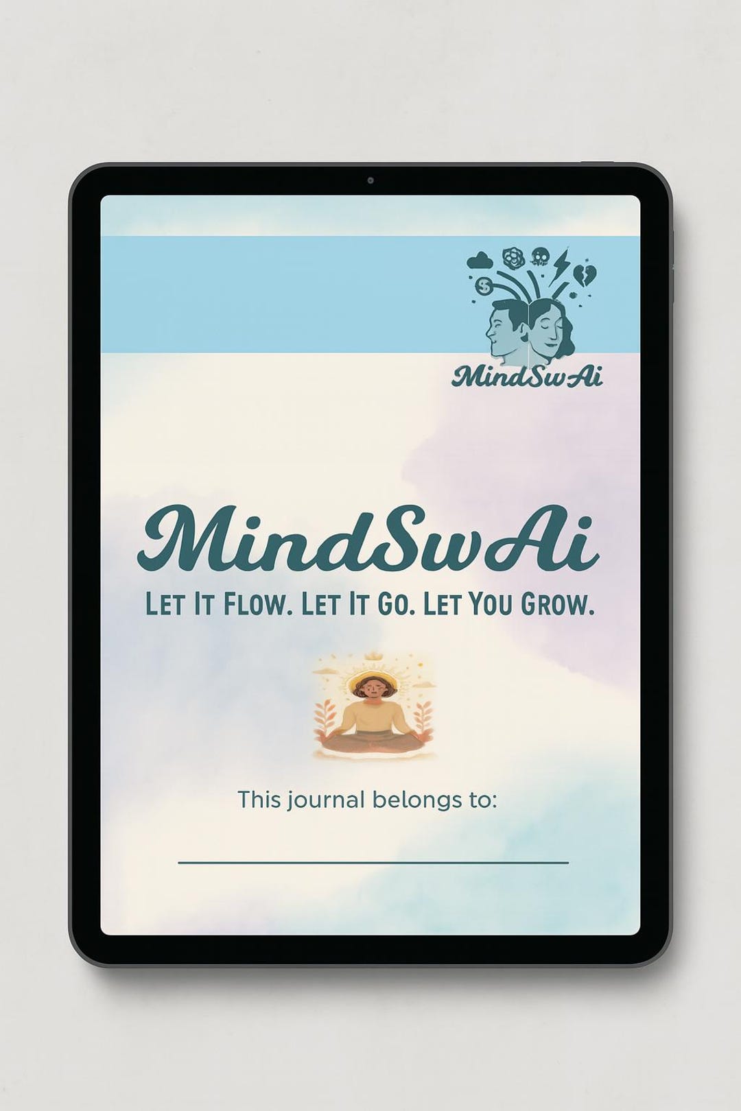 Mindswai Let It Flow. Let It Go. Let You Grow. 52+ Page Journal for ...