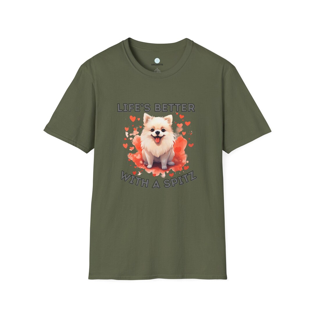 Life's Better With A Spitz, Cute Japanese Spitz Graphic, Perfect Gift ...
