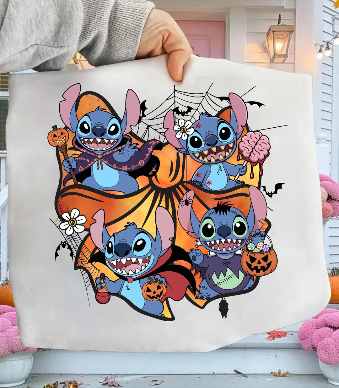 Preppy Halloween Stitch Png, Fall Png Pumpkin Png, Autumn Png, Fall ...
