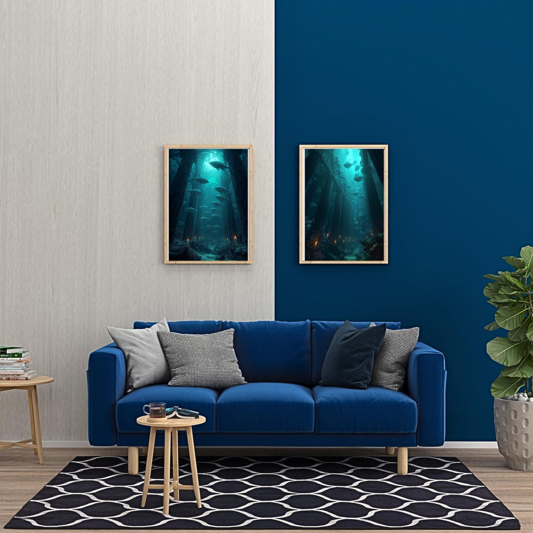 Pisces Gothic Horror Art | the Abyssal Choir, Macabre Zodiac Decor ...