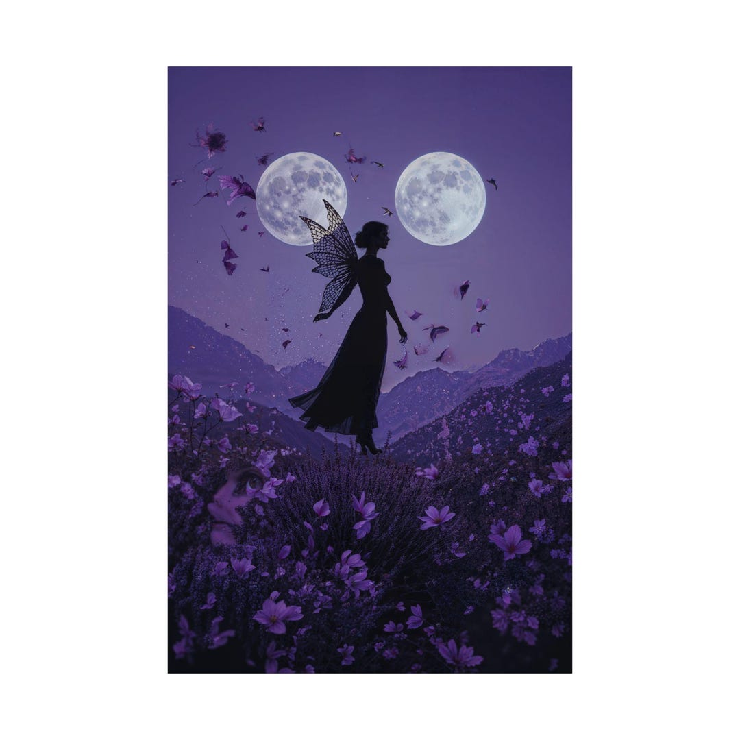Libra Zodiac Satin Poster, Gothic Fantasy Silhouette Print - Etsy