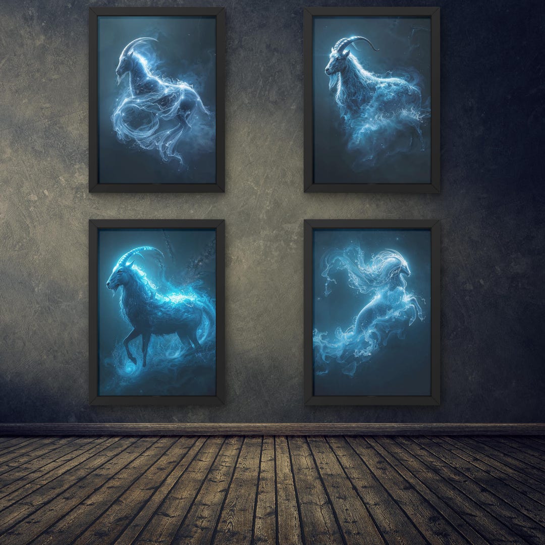 Capricorn Zodiac, Hyper Realistic, Dark Fantasy Art, Digital ...