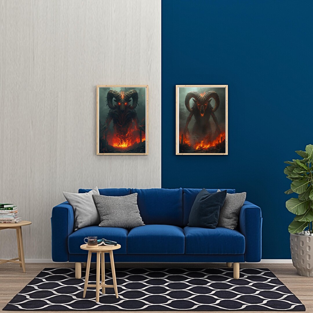 Balrog Horror Art, Macabre Wall Decor, Digital Downloadable Bundle - Etsy