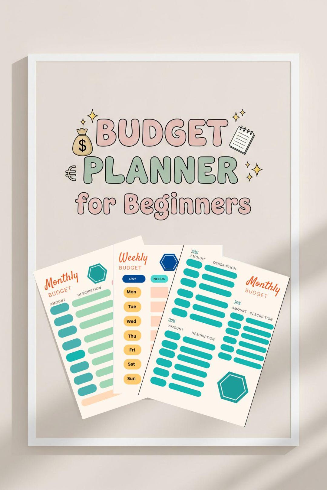 Editable Budget Planner Printable | A4 PDF | Instant Download - Etsy ...