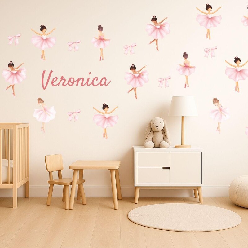Ballerina Wall Decal - Etsy
