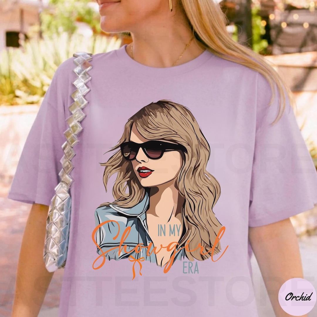 Comfort Colors® Retro Swifty Graphic T-shirt, Showgirl Era Shirt - Etsy