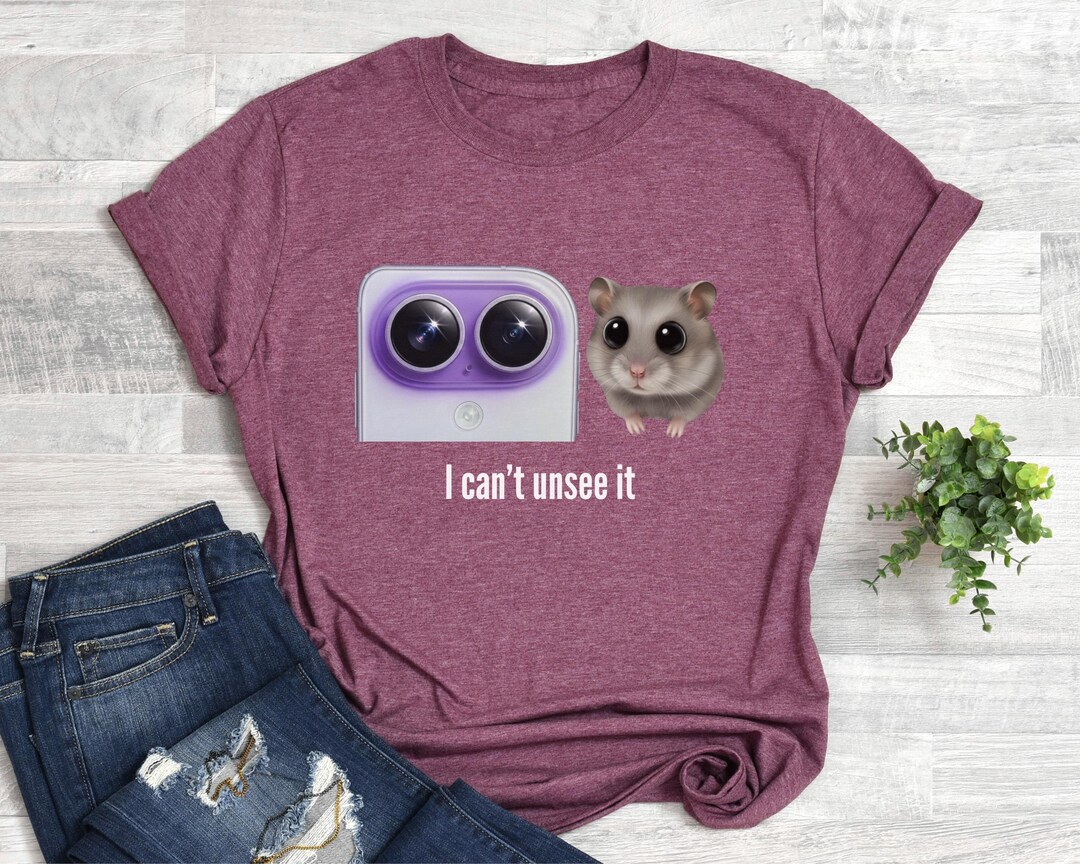 Funny Tech Shirt, Hamster Phone Camera Meme Tee, Geeky Smartphone Shirt ...