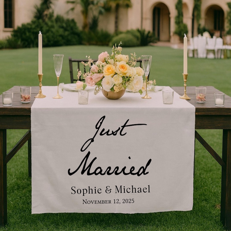 Just Married Signs - Etsy