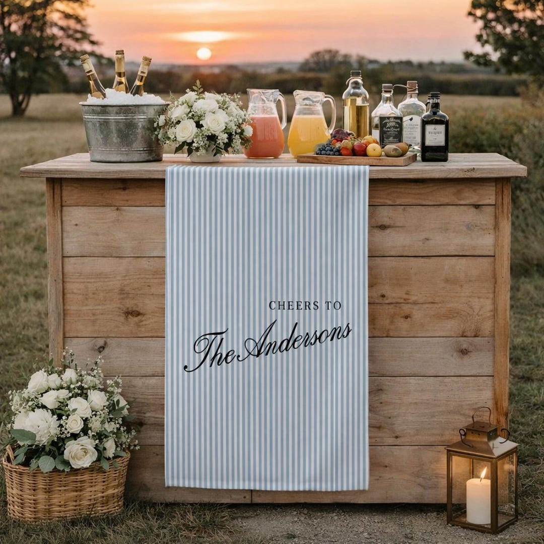 Wedding Bar Sign Personalized, Custom Wedding Drink Sign, Linen Bar ...