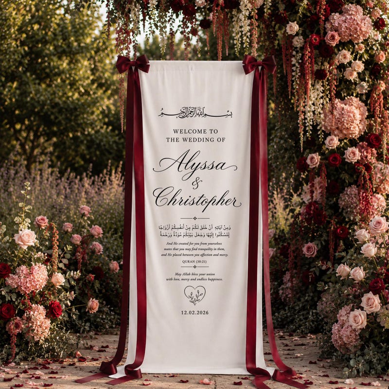 Arabic Wedding Backdrop - Etsy