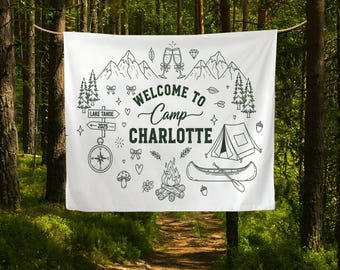 Custom Camp Bach Banner, Camp Bachelorette Decor, Camp Bach Sign, Lake ...