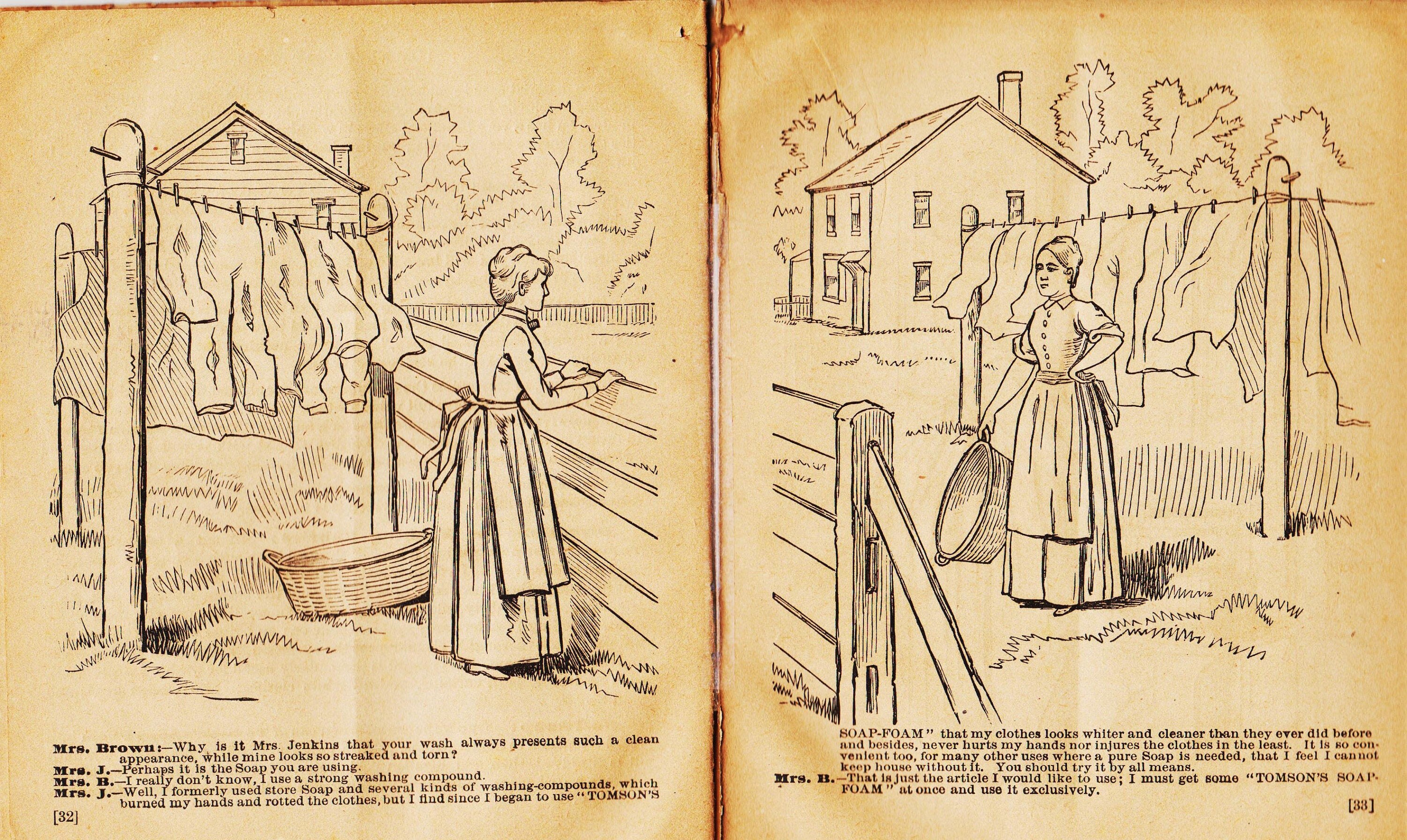 Antique Household Book 1880s: Tomson's Book & Information for the ...