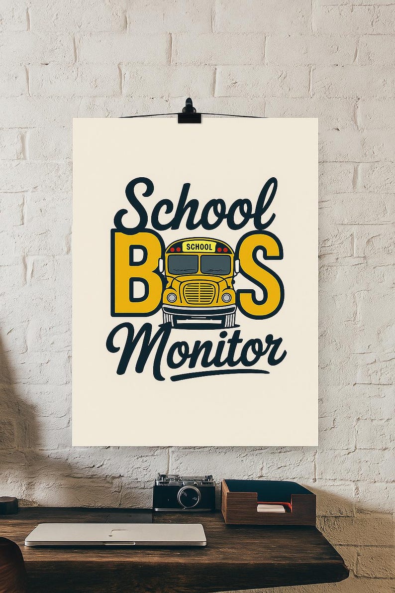 Svg Monitor SVG | Funny PNG | School Bus Driver Shirt - Etsy