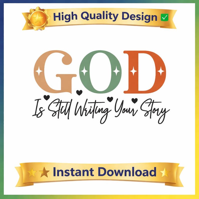 God is Still Writing Your Story SVG PNG | Christian Faith Quote Shirt ...