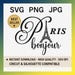 Paris Clipart Bundle: Hand Drawn French Clipart (SVG, PNG, Canva ...