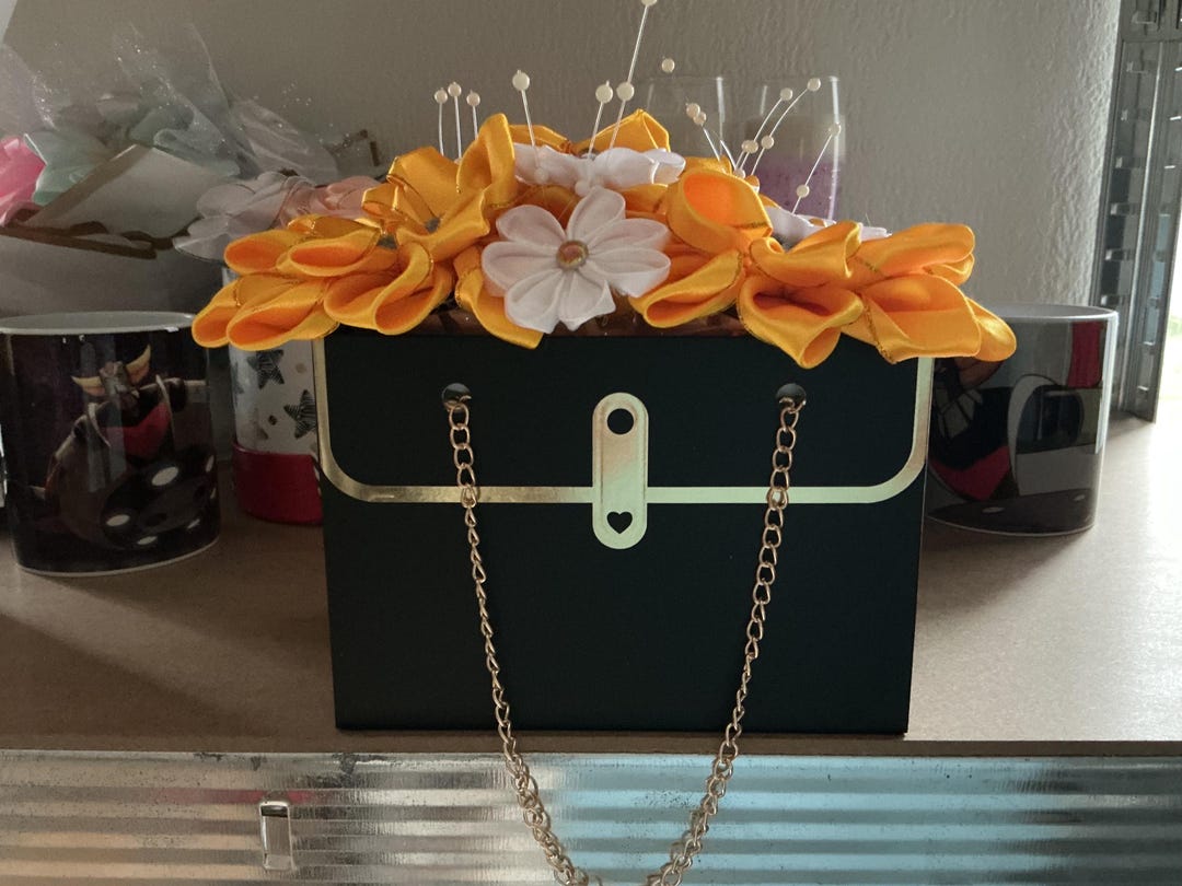 Composition of Satin Sunflowers and Daisies - Etsy