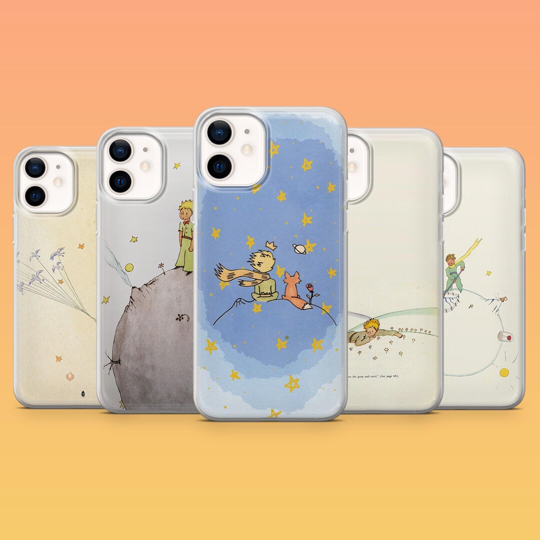 Little Prince Phone Case Bookish Stars for iPhone 17pro, 16, 15, 14 13 ...