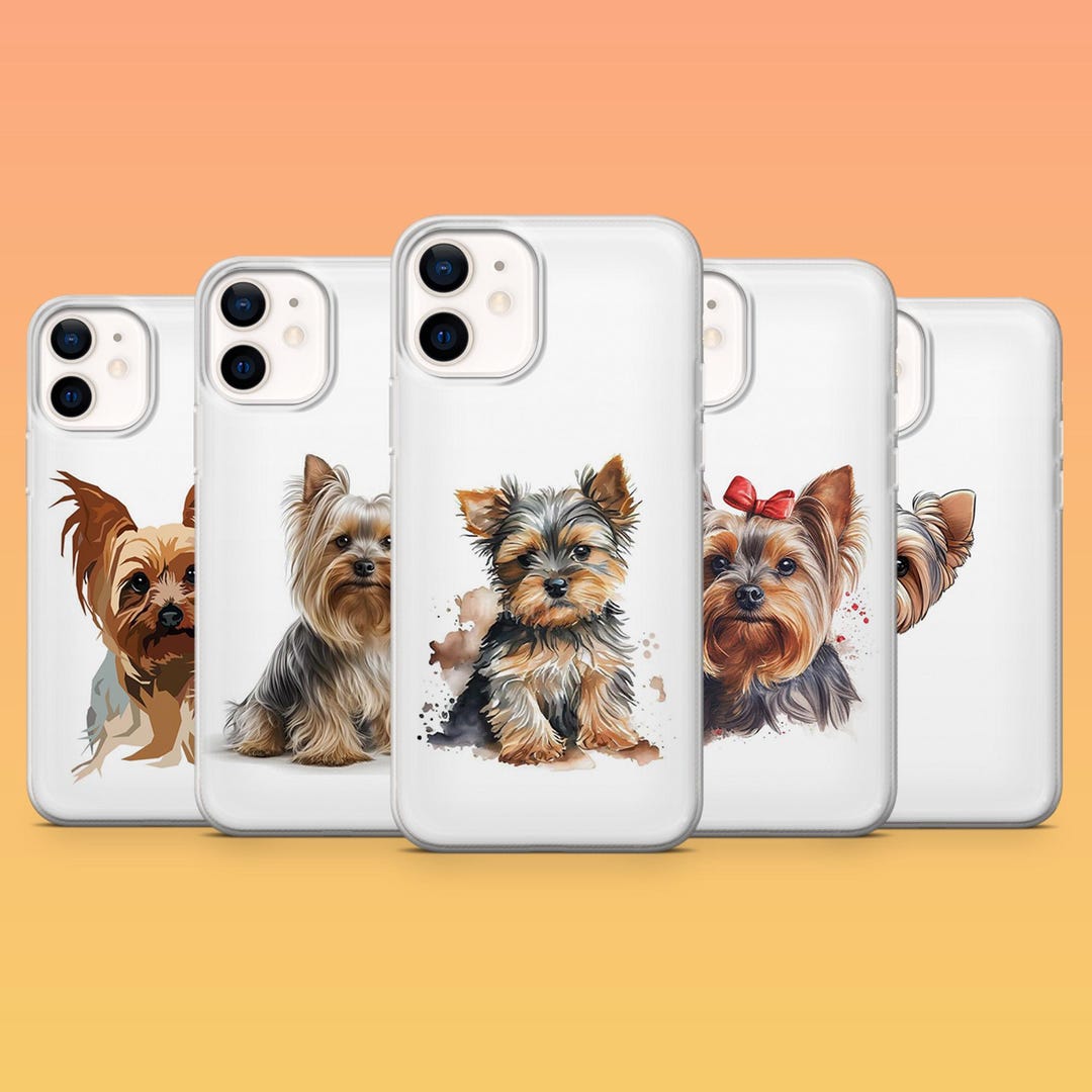 Yorkshire Terrier Phone Case Yorkie Puppy for iPhone 17pro, 16, 15, 14 ...