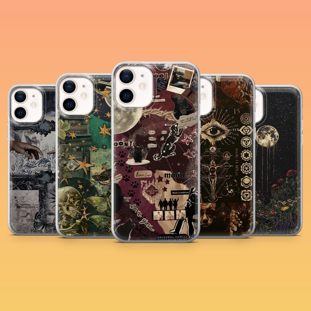 Dark Academia Phone Case Vintage Gothic Mood for iPhone 17pro, 16, 15 ...