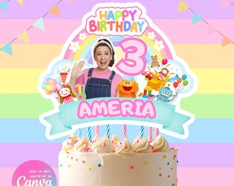 Ms. Rachel’s Cake Topper. - Etsy