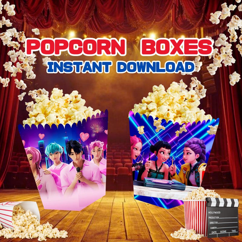 Kpop Demon Hunters Popcorn - Etsy
