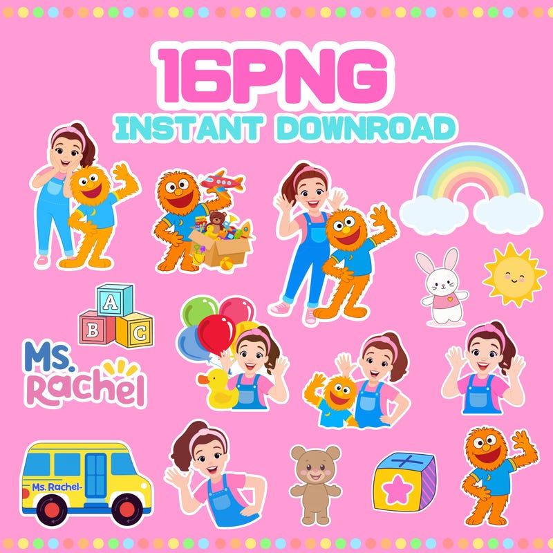 Ms Rachel Topper Digital - Etsy