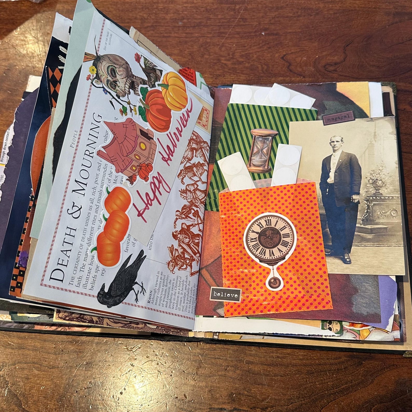Halloween Themed Junk Journal - Etsy