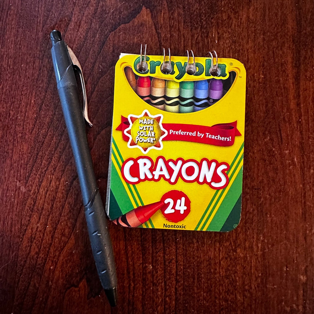 Crayola Crayons Mini Notepad With 40 Ring-bound Pages - Etsy