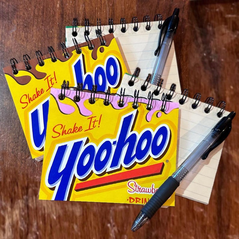 Snack Time Notepad - Etsy