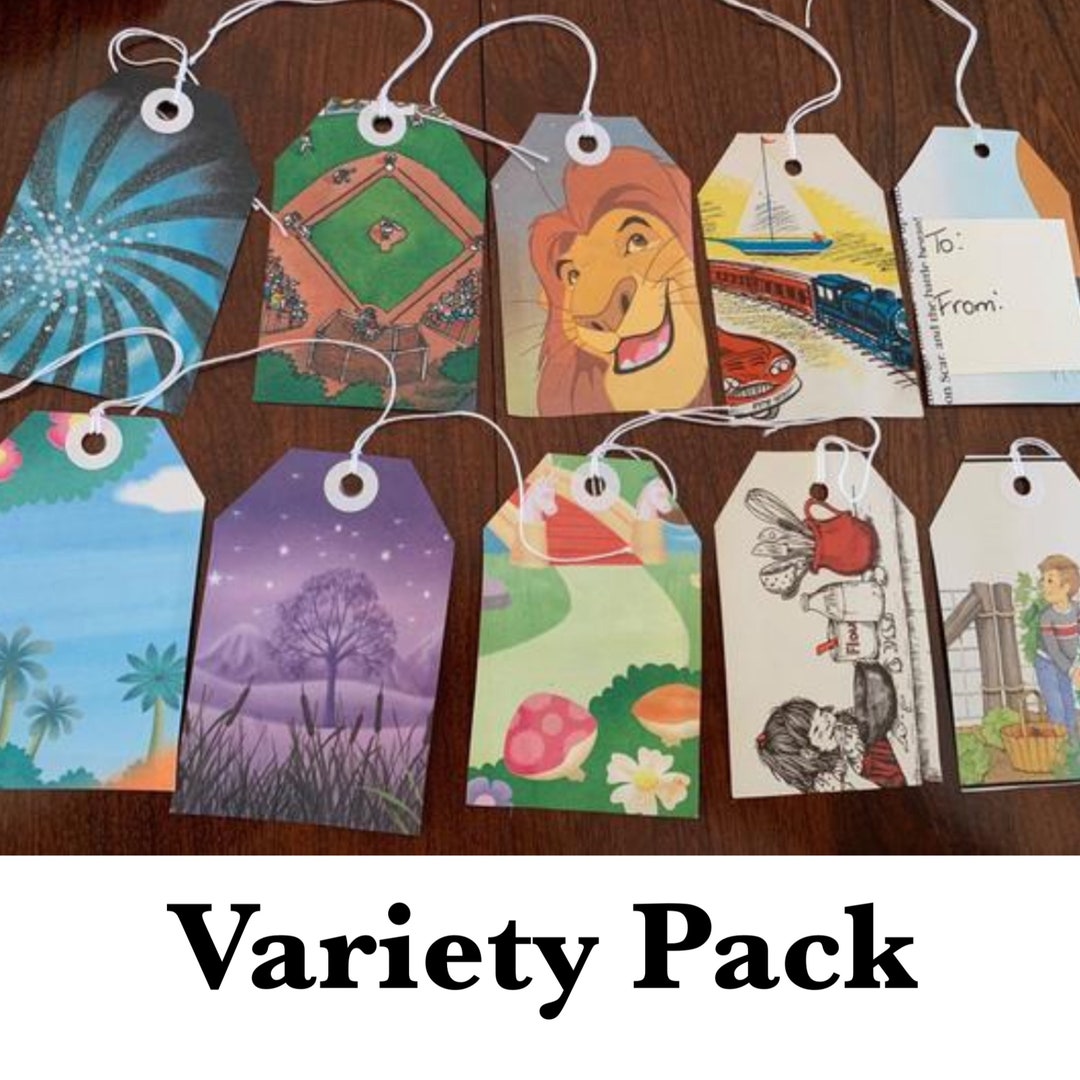 Vintage Book Page Journal Tag 10-pack - Etsy