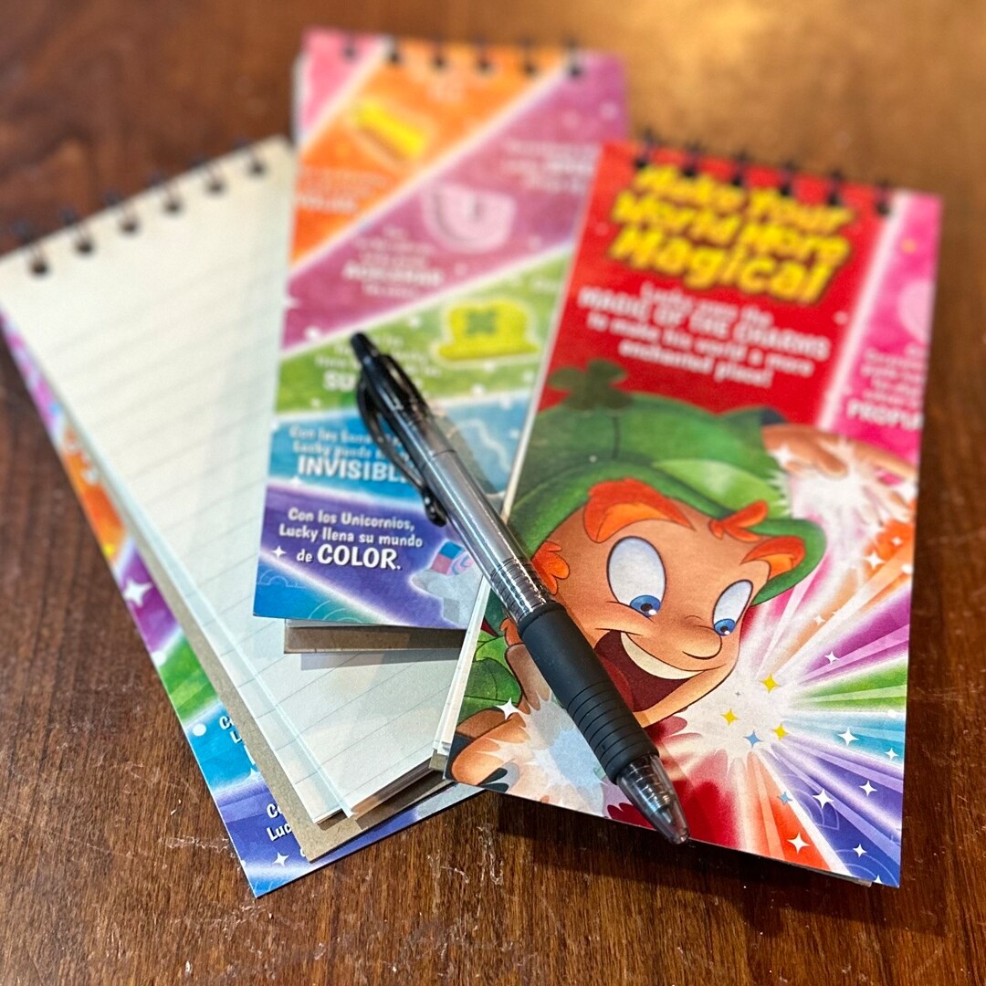 Lucky Charms Lined Notepad - Etsy